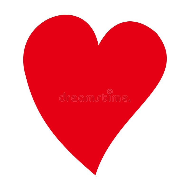Single heart icon stock vector. Illustration of love - 155369133