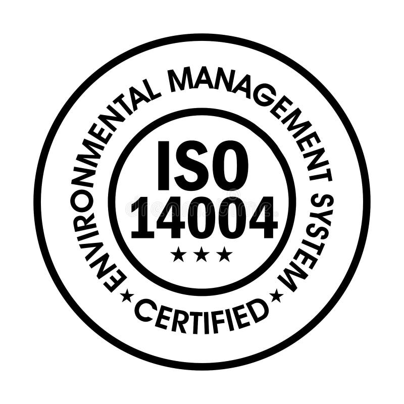 Environmental Management System Certified Vector Icon Stock Vector ...