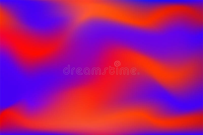 Blurred Color Abstract Background. Smooth Gradient. Wavy Transition of ...