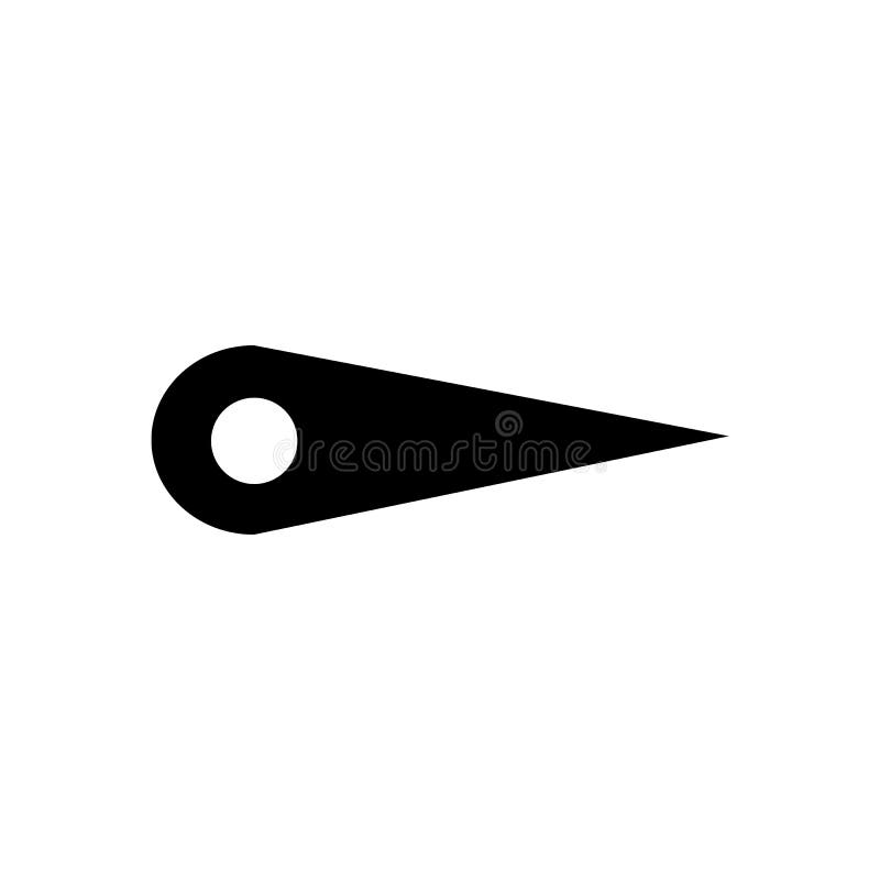 Symbol or Icon of a Pointer or Direction Pointer. Elements of Hands ...