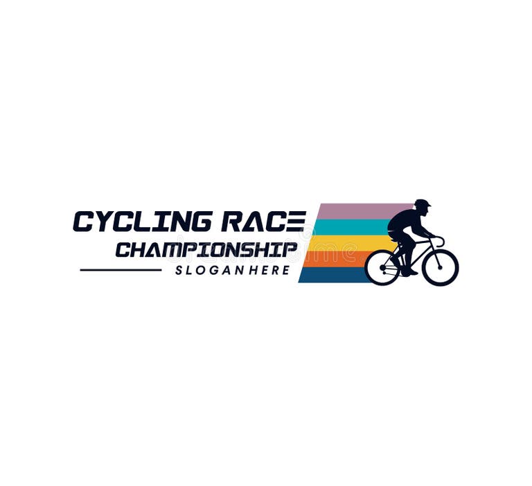 Bike Race Logo Design Template for Championship Illustration Template ...