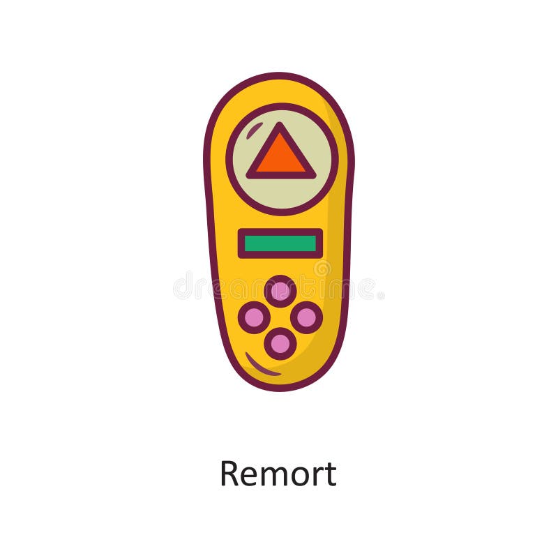 Remort Vector Fill Outline Icon Design Illustration. Gaming Symbol on ...