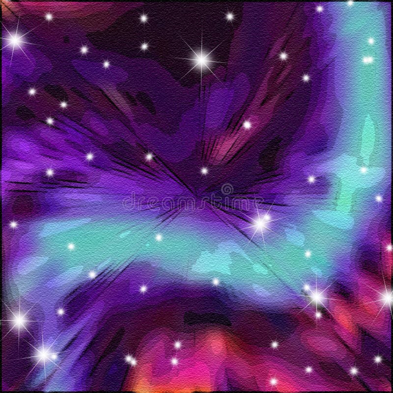 Colorful Explosion Abstract Background with Cartoon Texture and Glitter ...