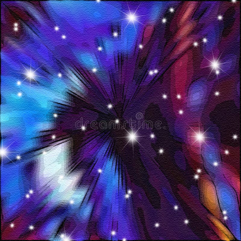 Colorful Explosion Abstract Background with Cartoon Texture and Glitter ...