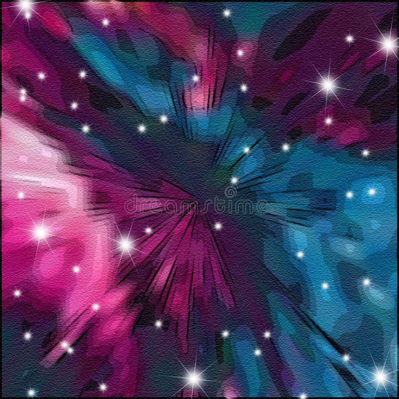 Colorful Explosion Abstract Background with Cartoon Texture and Glitter ...