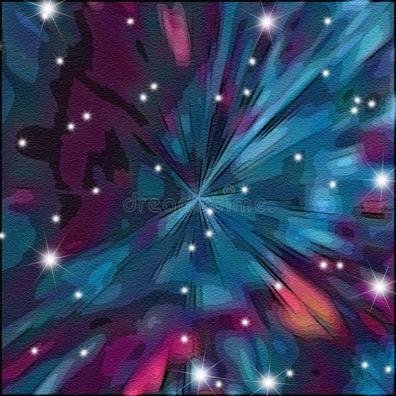 Colorful Explosion Abstract Background with Cartoon Texture and Glitter ...