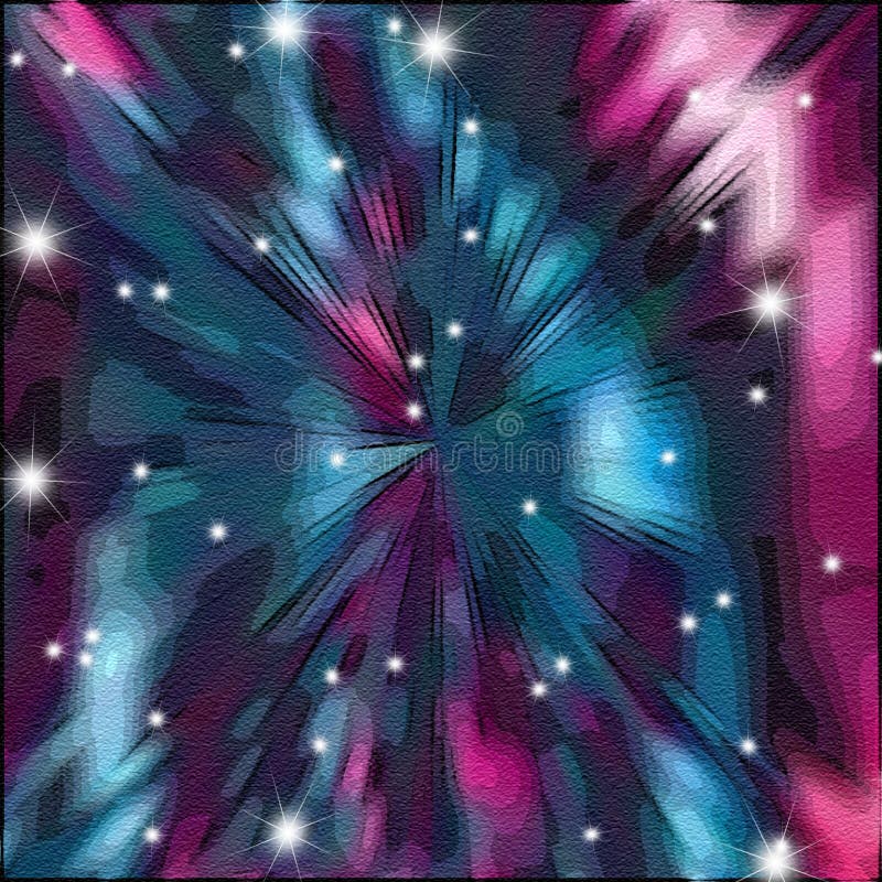 Colorful Explosion Abstract Background with Cartoon Texture and Glitter ...