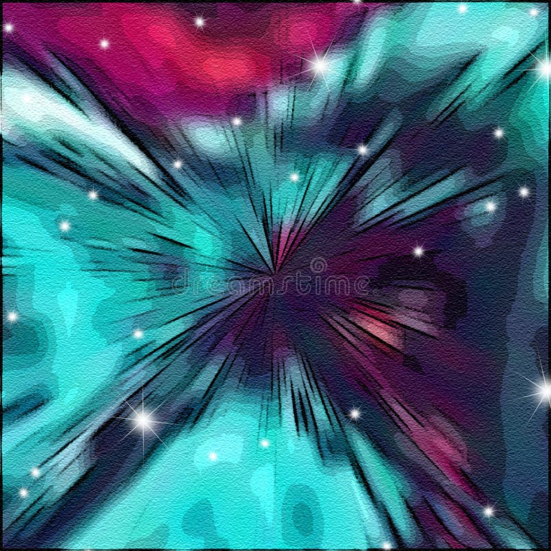 Colorful Explosion Abstract Background with Cartoon Texture and Glitter ...