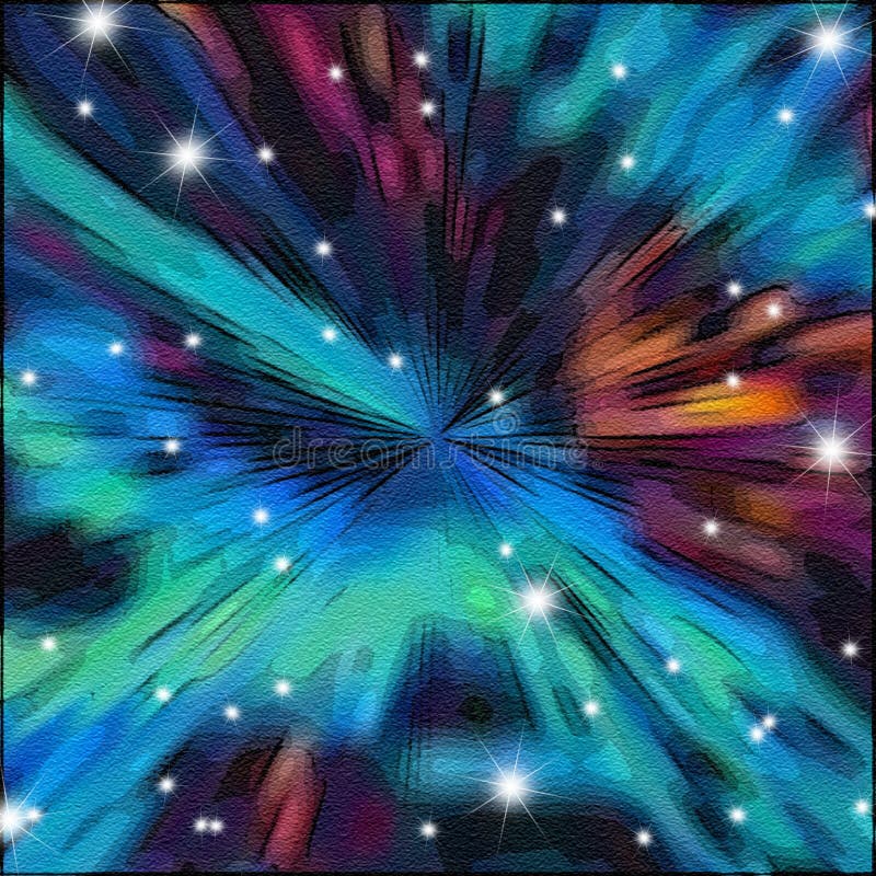 Colorful Explosion Abstract Background with Cartoon Texture and Glitter ...