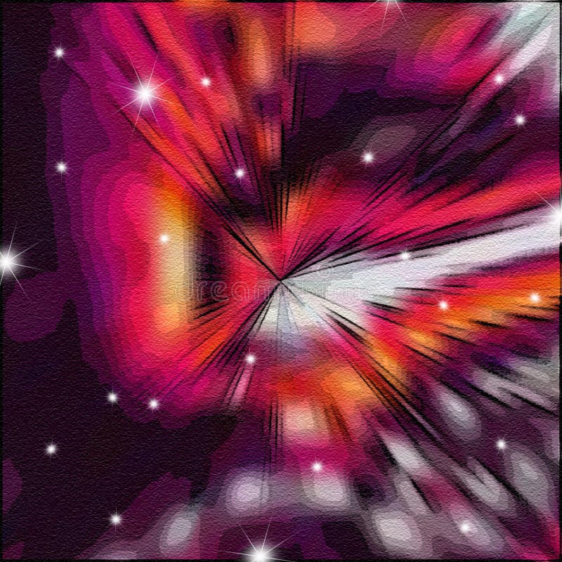 Colorful Explosion Abstract Background with Cartoon Texture and Glitter ...