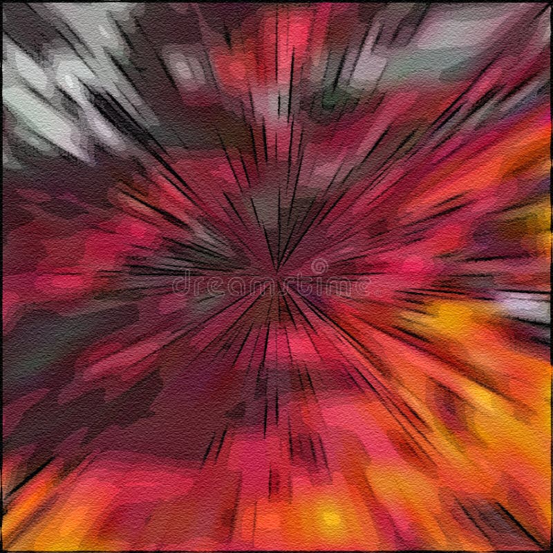 Colorful Explosion Abstract Background with Cartoon Texture and Glitter ...