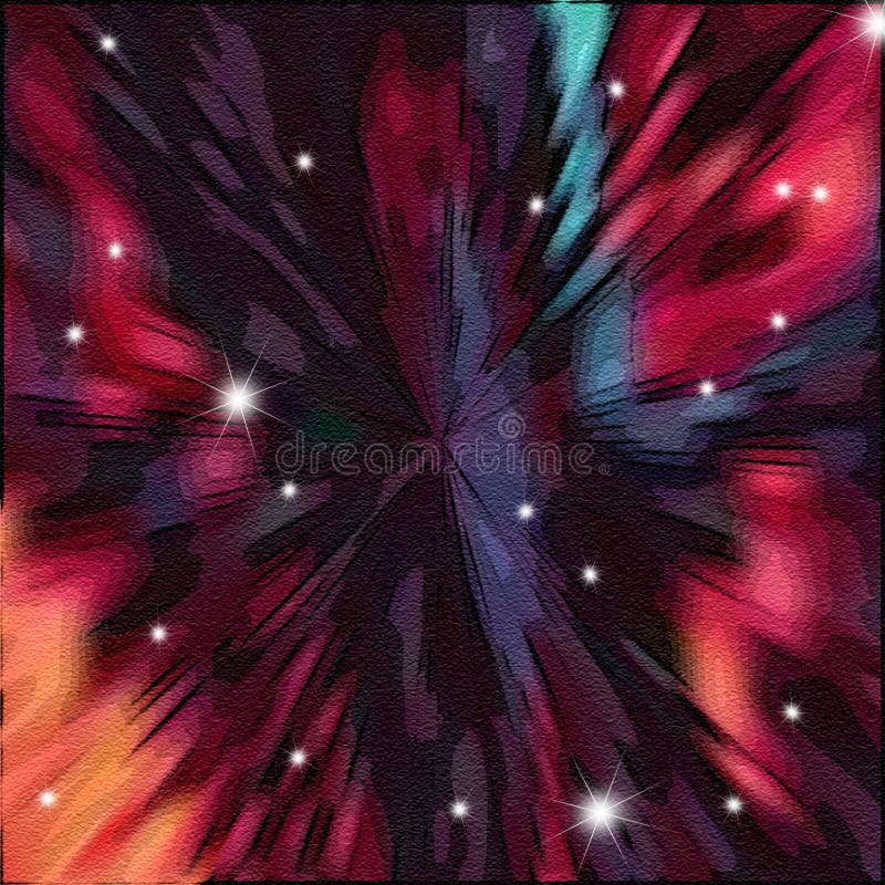 Colorful Explosion Abstract Background with Cartoon Texture and Glitter ...