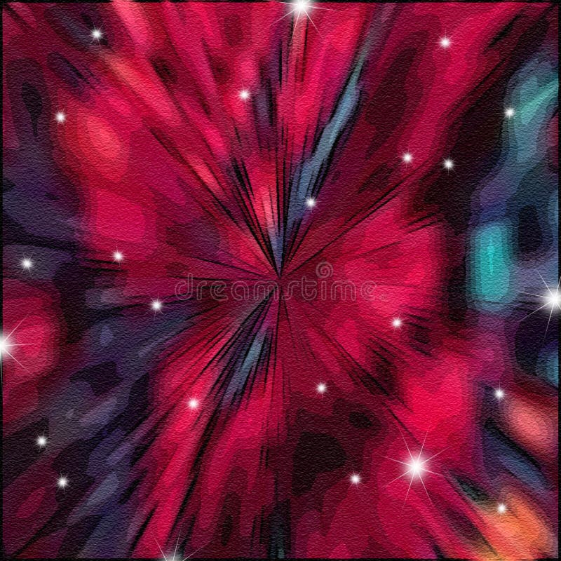 Colorful Explosion Abstract Background with Cartoon Texture and Glitter ...