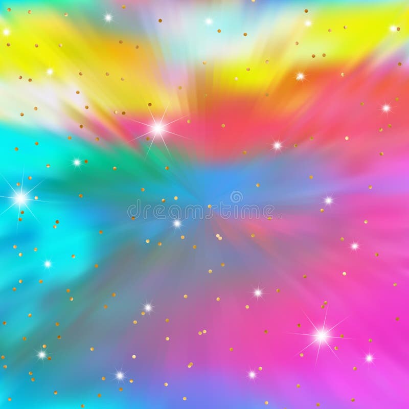 Colorful Explosion Abstract Background with Glitter Elements Stock ...