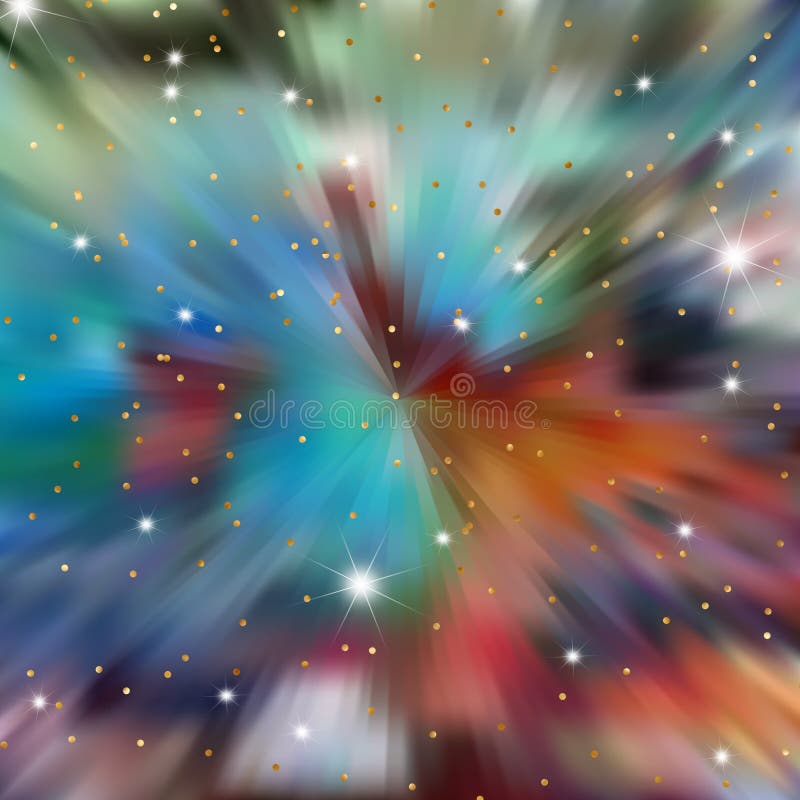 Abstract Background Color Metallic Burst Sparkle Stock Illustration ...