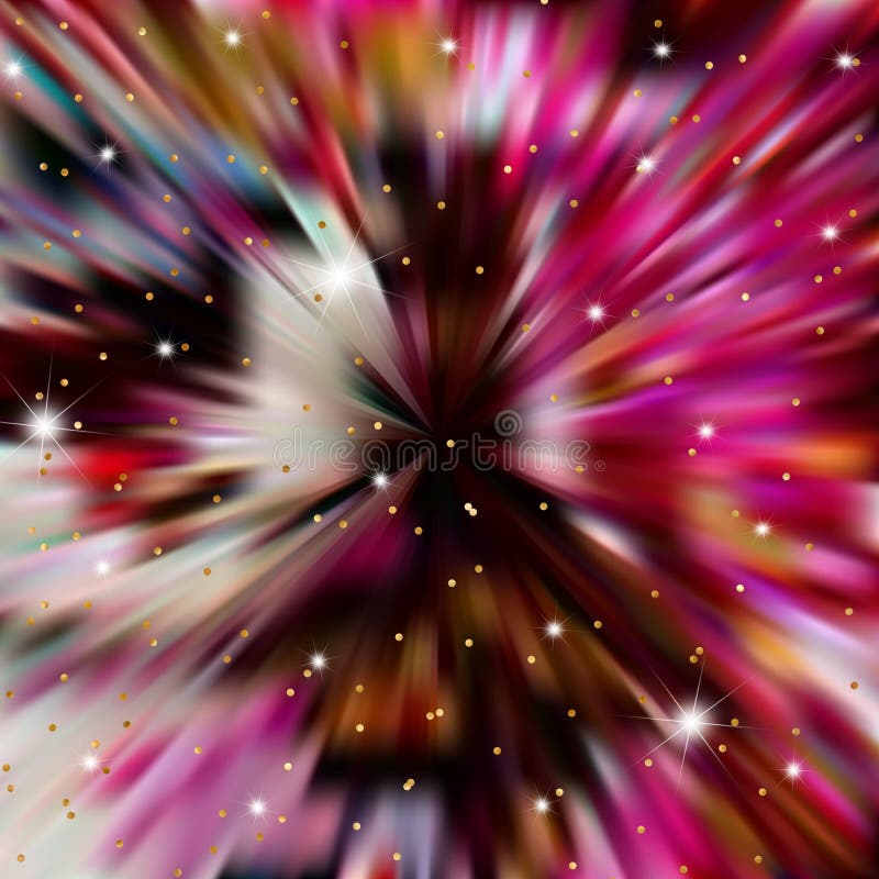Abstract Background Metallic Color Burst Sparkle Stock Illustration ...