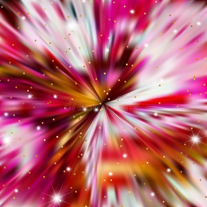 Abstract Background Metallic Color Burst Sparkle Stock Illustration ...