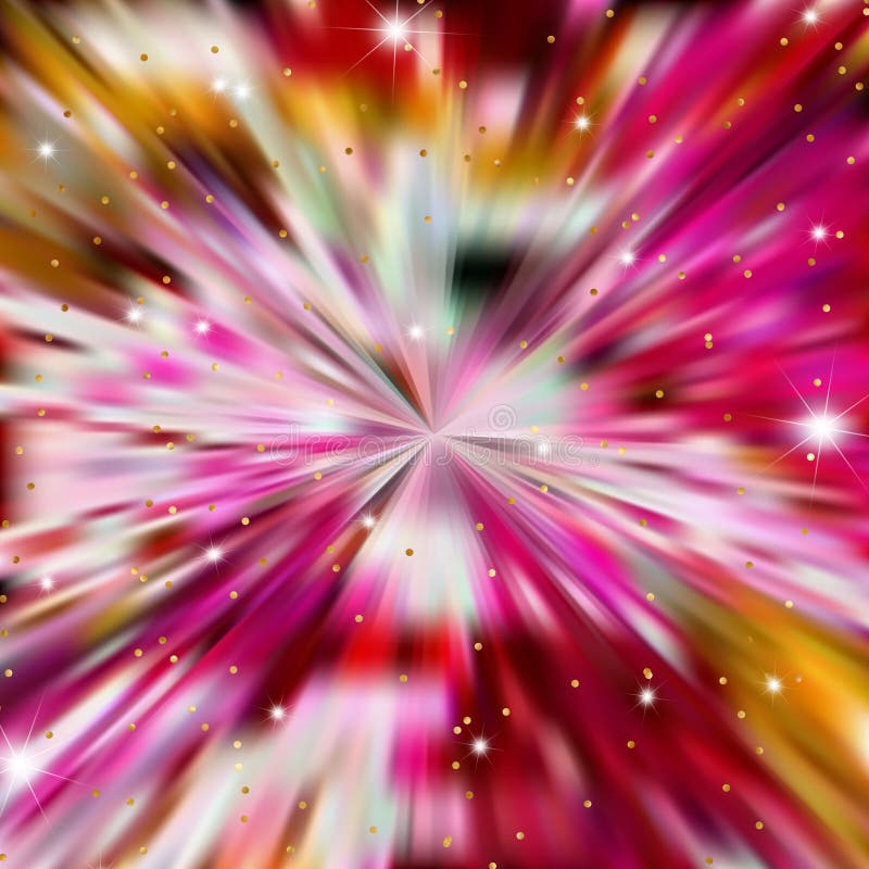Abstract Background Metallic Color Burst Sparkle Stock Illustration ...