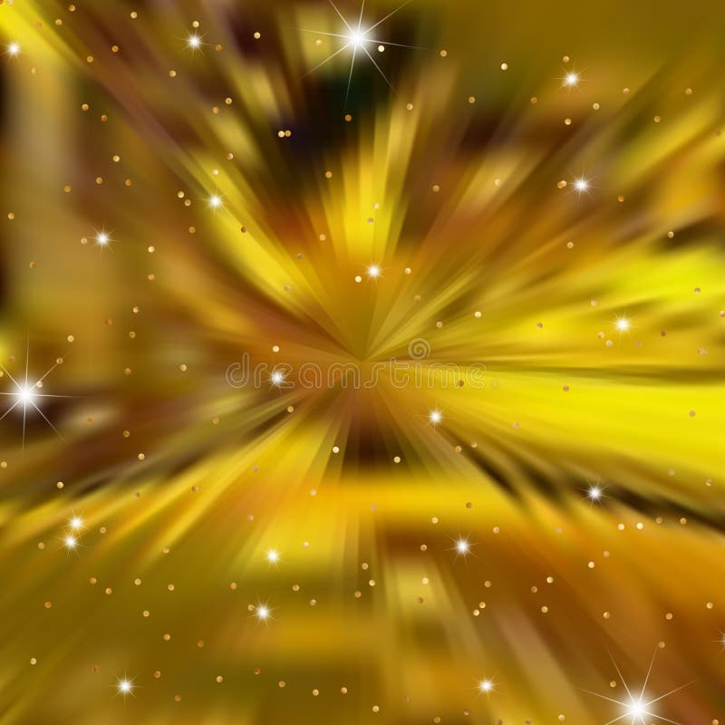 Abstract Background Metallic Gold Color Burst Sparkle Stock ...
