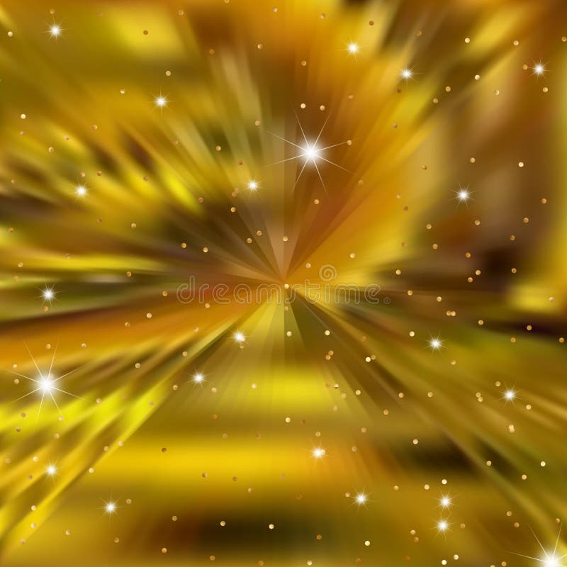 Abstract Background Metallic Gold Color Burst Sparkle Stock ...