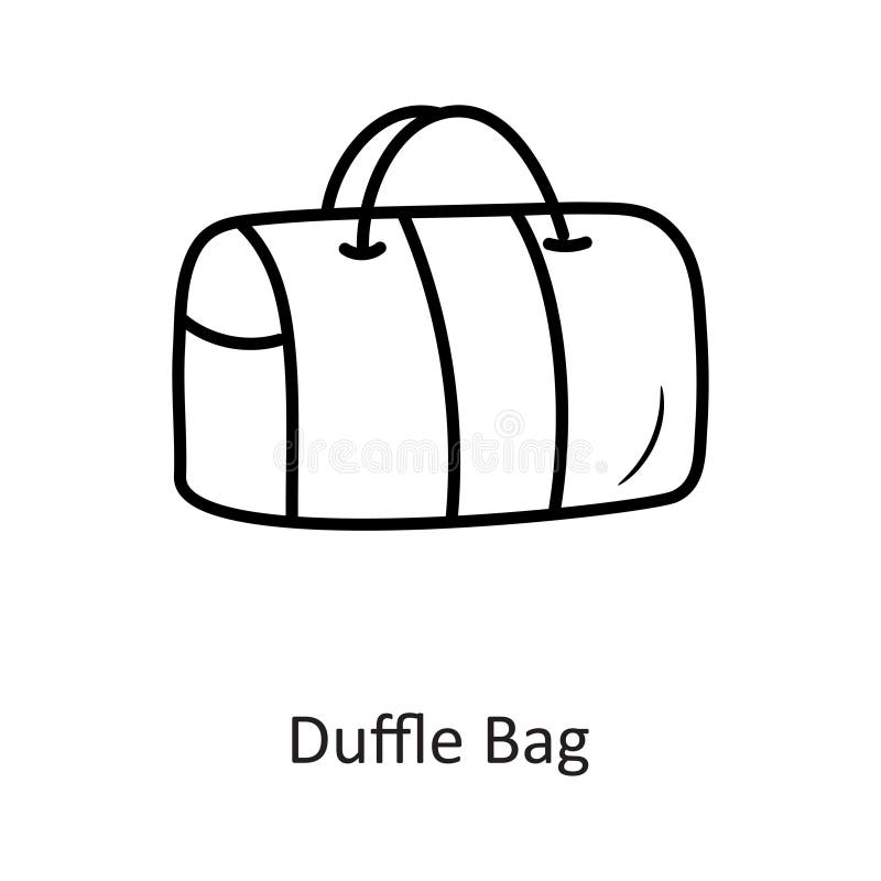 Drawing Duffle Bag Stock Illustrations – 71 Drawing Duffle Bag Stock ...
