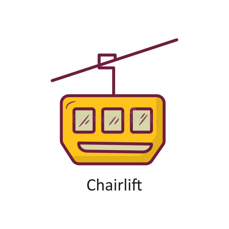 Chairlift Sketch Stock Illustrations – 28 Chairlift Sketch Stock ...