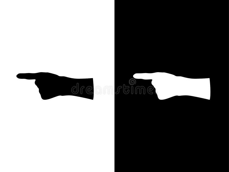 Hand gesture designate stock illustration. Illustration of brand ...