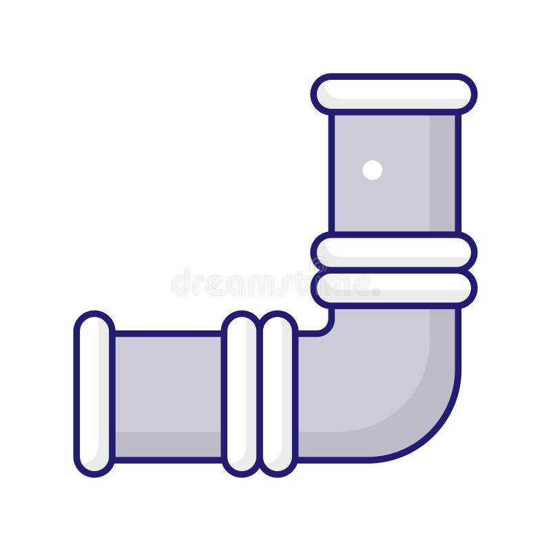Pipes Vector Fill Outline Icon Style Illustration. EPS 10 File Stock ...