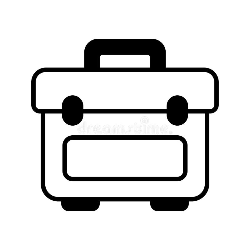 Tool Bag Vector Solid Icon Style Illustration. EPS 10 File Stock Vector ...