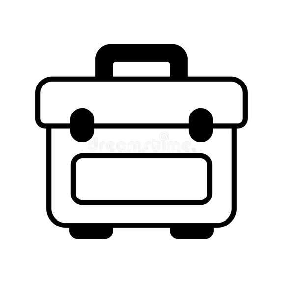 Tool Bag Vector Solid Icon Style Illustration. EPS 10 File Stock Vector ...