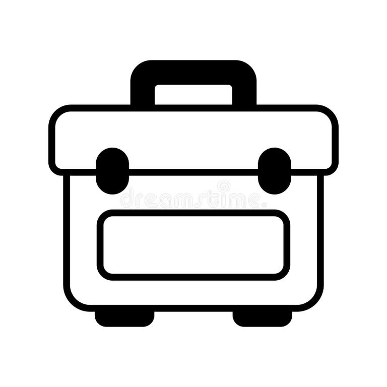 Tool Bag Vector Solid Icon Style Illustration. EPS 10 File Stock Vector ...