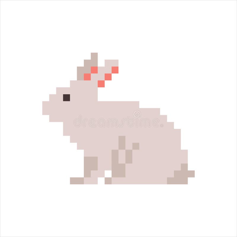 Animal pixel character stock vector. Illustration of pixel - 269222629