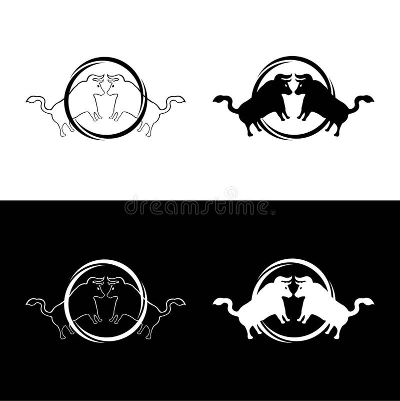 Bull Animal Vector Logo Design Stock Vector - Illustration of bull ...