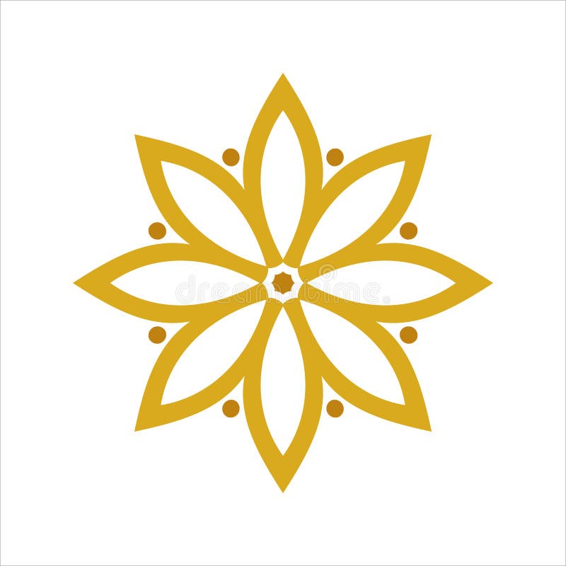 Symbol flower stock vector. Illustration of design, wedding - 269382641