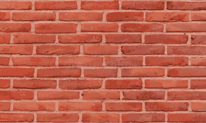 Brick Wall Texture Vector Background. Stock Illustration - Illustration ...