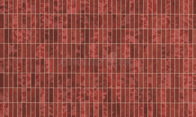 Brown Mini Brick Wall Texture Vector Background. Stock Illustration ...