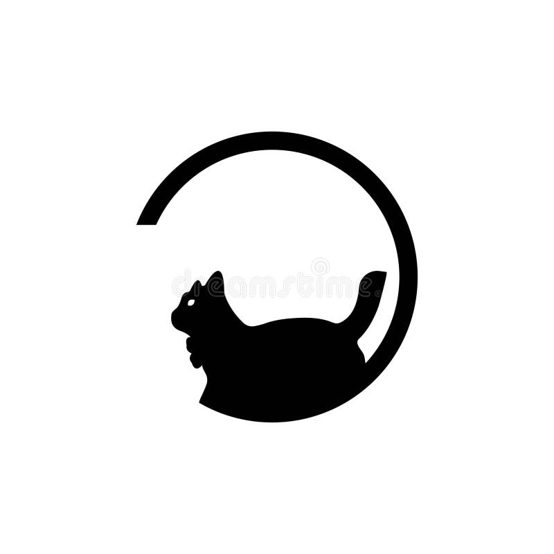 Cat Animal Vector Logo Design Stock Vector - Illustration of graphic ...