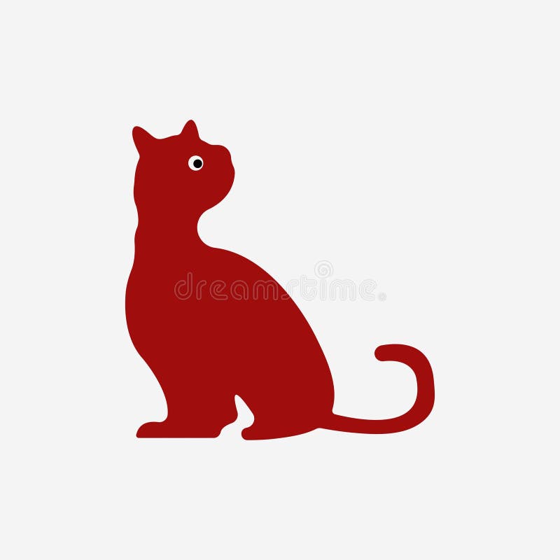 Cat Animal Vector Logo Design Stock Vector - Illustration of kitten ...