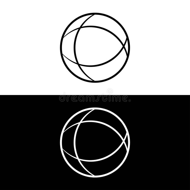 Circle Vector Logo Template Design Stock Vector - Illustration of swirl ...