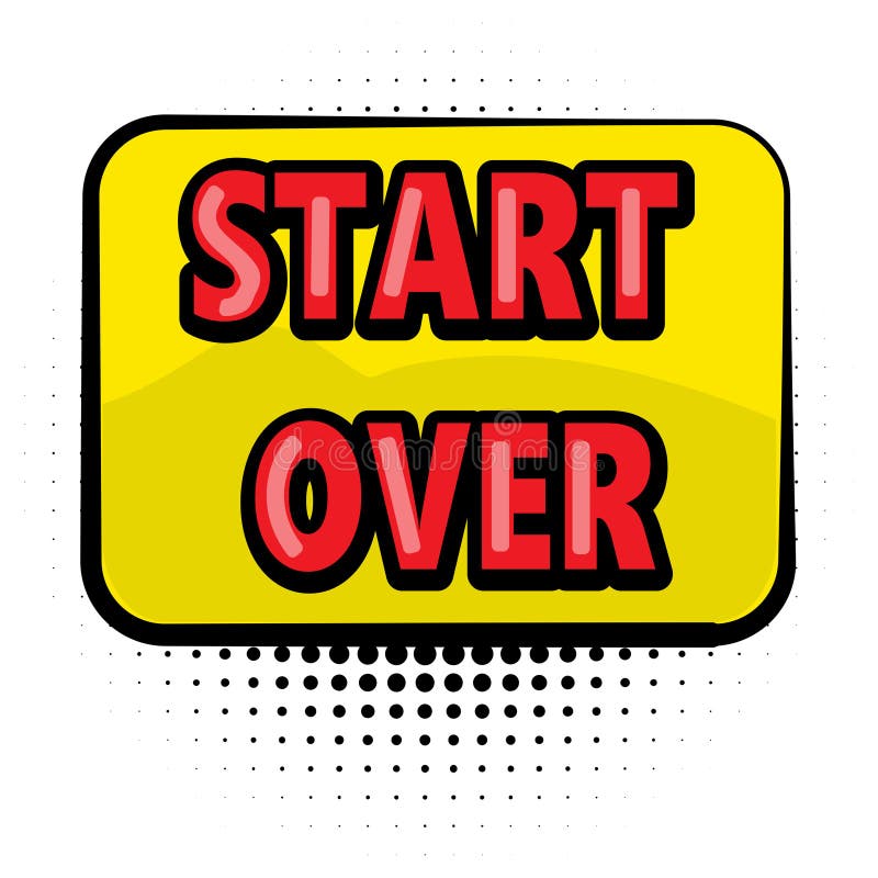 Start Game Comic Text Vector Illustration Stock Illustration ...