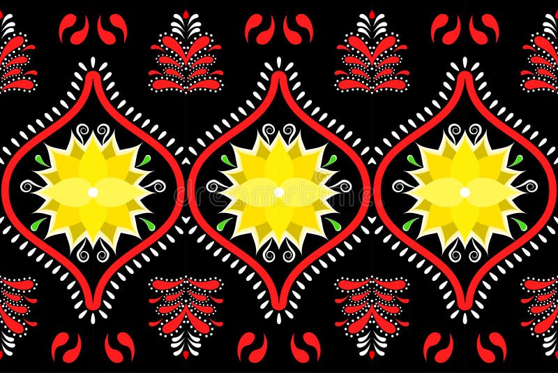 Motif Paisley Ogee Floral Ethnic Traditional Pattern. Asian Batik and ...