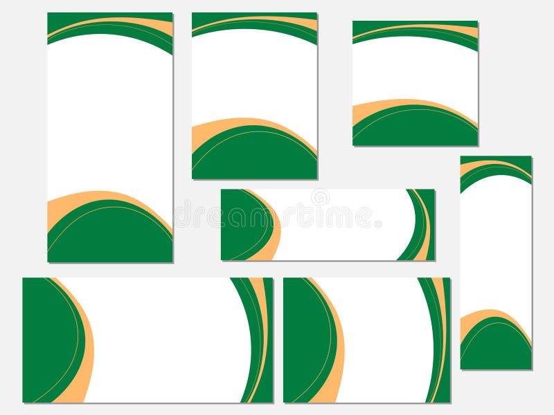 Frame Banner Template stock vector. Illustration of font - 270662315