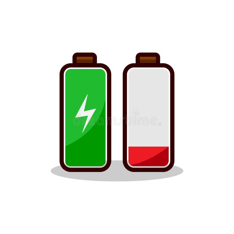 Phone battery icon stock vector. Illustration of energy - 270858964