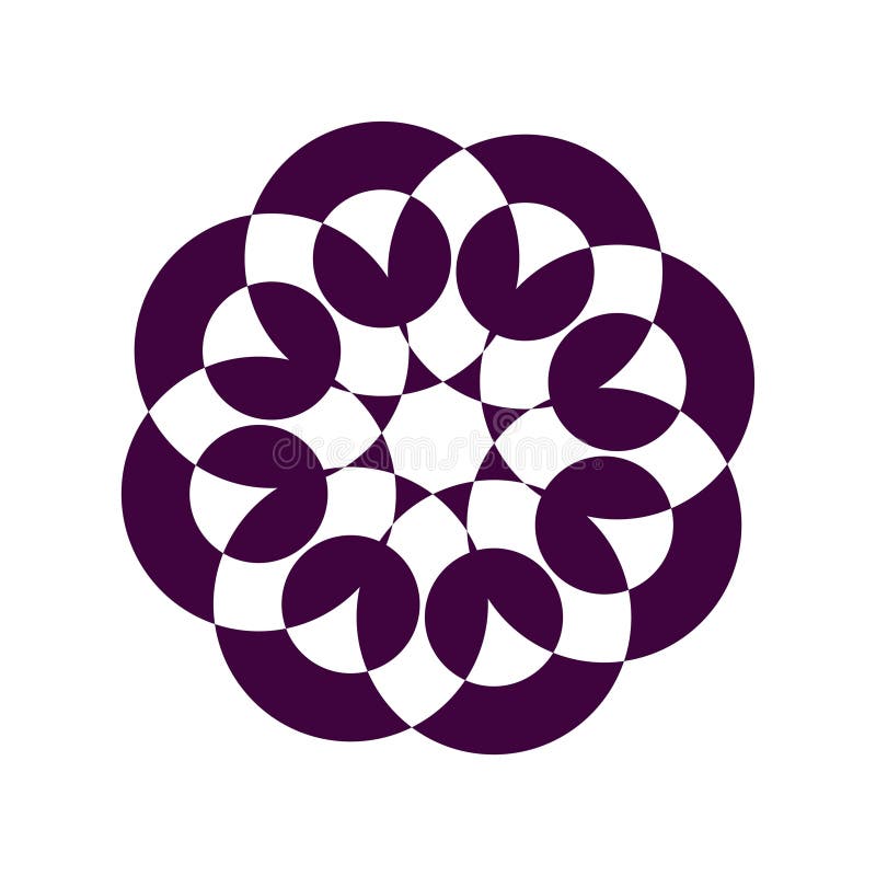 Nature Flower Vector Logo Design Stock Vector - Illustration of wedding ...