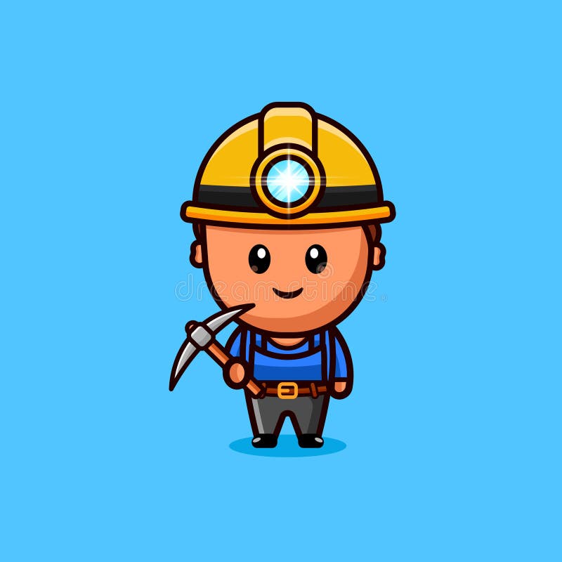 Mining worker vector stock vector. Illustration of energy - 271871314
