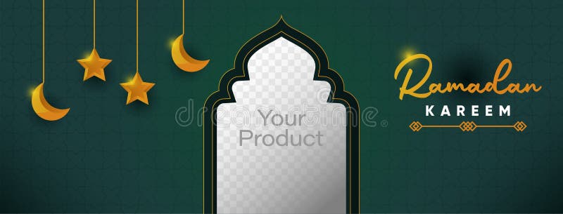 Ramadan Kareem Facebook Cover Stock Illustration - Illustration of ...