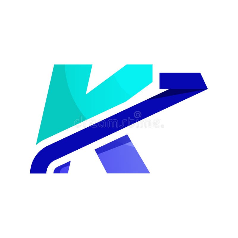 Alphabet K investment Logo stock illustration. Illustration of business ...