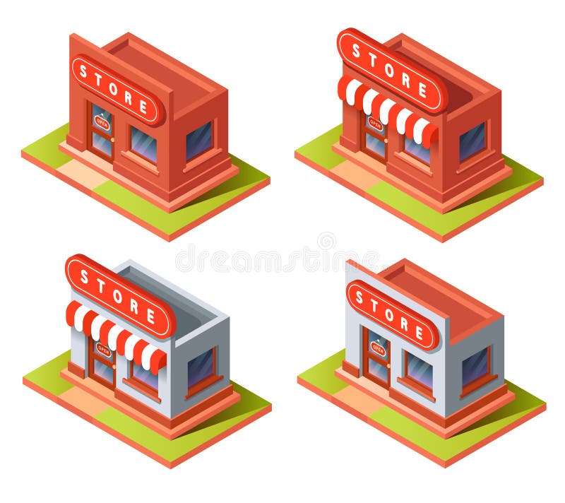 Video Store 3d Exterior Stock Illustrations – 49 Video Store 3d ...