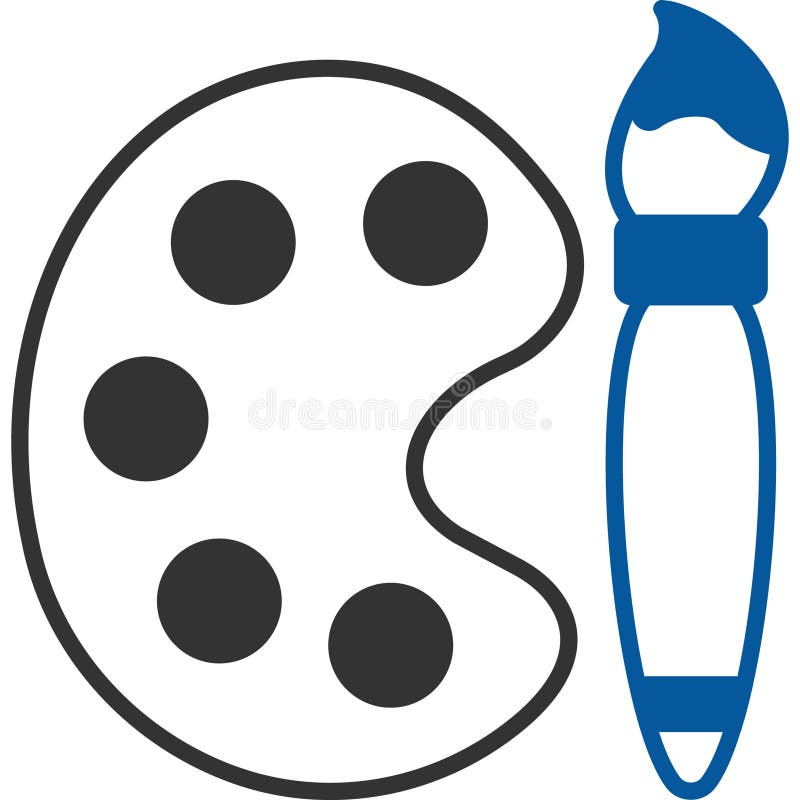 Color Plate Which Can Easily Edit or Modify Stock Vector - Illustration ...