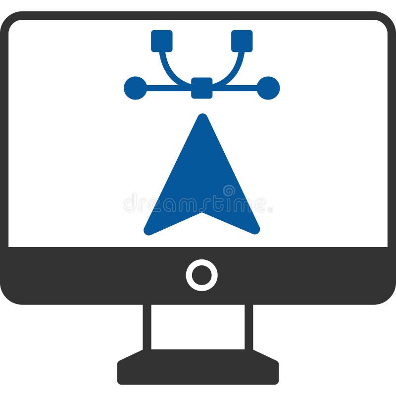 Direct Selection Tool Which Can Easily Edit or Modify Stock Vector ...